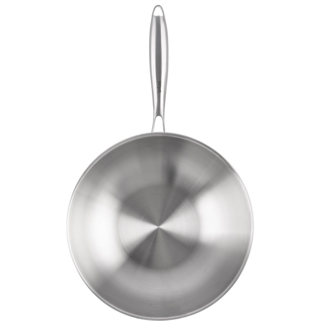 ORION Pánev Wok STEELA pr. 30 cm, nerez - domacipotreby.cz